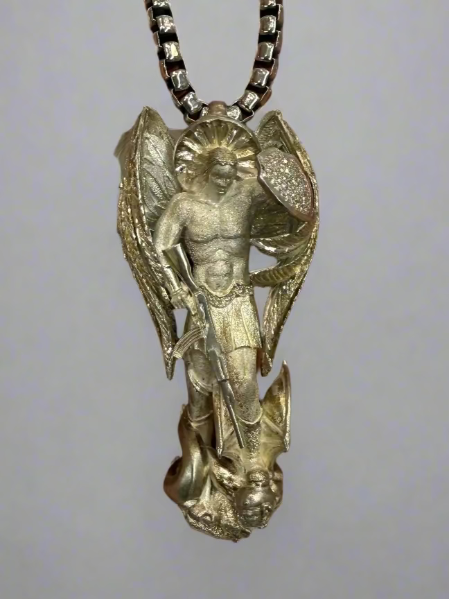 St. Michael Pendant – Devan's Diamond Co.